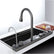Boelon Luxury Kitchen Sink with Digital Display and Waterfall Design ...
